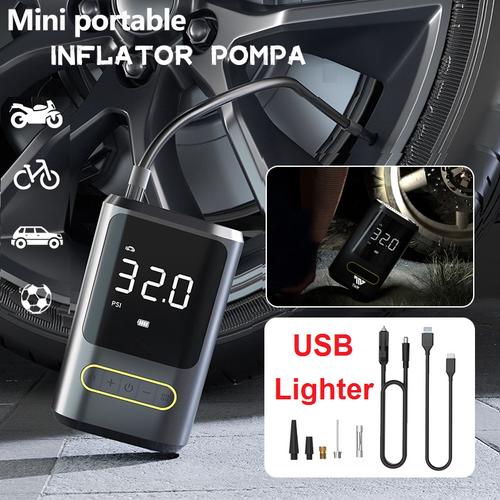 Jual Pompa Ban Electric Air Pump Inflator Portable USB Lighter Pompa ...