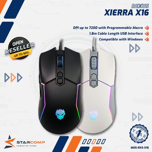 Jual Rexus Xierra X16 RGB Gaming Mouse X 16 - Putih - Kota Surakarta ...