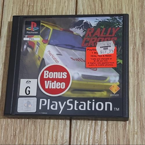 Jual CD/kaset PS1 playstation one original black label : rally cross ...