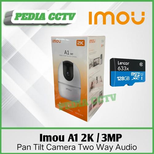 Jual Imou A1 2K Bundling Memori 128GB Indoor IP Camera 3MP Two Way Talk ...