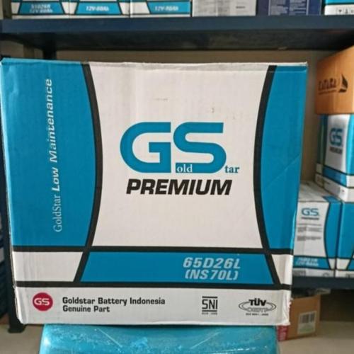 Jual AKI BATERAI BASAH GS GOLDSTAR NS70L/65D25L TANPA AIR AKI - Jakarta ...