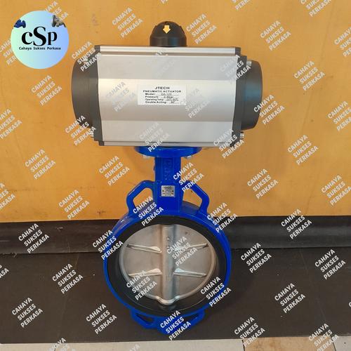 Jual BUTTERFLAY VALVE PNEUMATIC ACTUATOR 12" INCH / BUTTERFLY VALVE DN ...