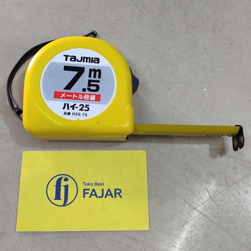 Jual Meteran tarik 7,5 Meter alat ukur tukang kayu besi bangunan Tajmia ...