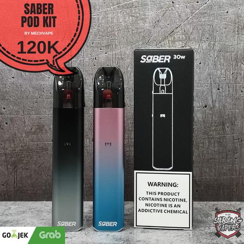 Jual SABER POD KIT AUTHENTIC BY MECHVAPE - GREY BLACK - Jakarta Barat ...