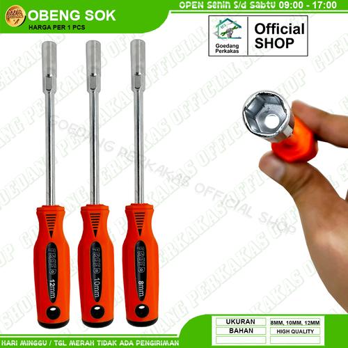 Jual Obeng Sok Freed Gagang Fiber Lapis Karet 8MM 10MM 12MM / Kunci ...