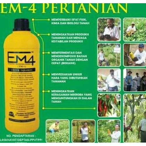 Jual EM4 PERTANIAN, BAKTERI STARTER FERMENTASI SAMPAH DAN BAHAN ORGANIK ...