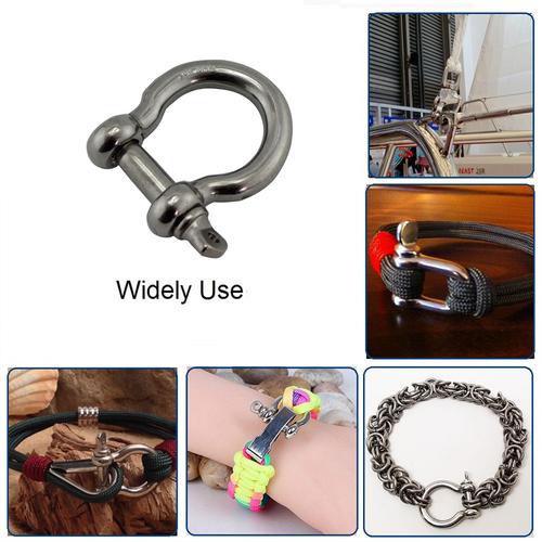 Jual 5pcs M4/M5/M6 Pin Sekrup Busur Shackle Stainless 304 Shackle Bow ...