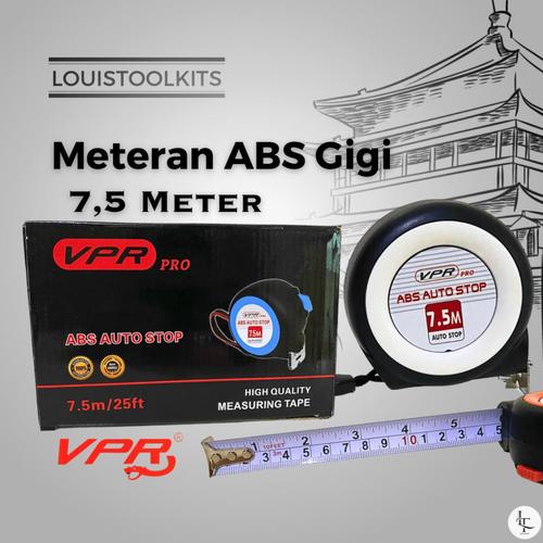 Jual Meteran Tukang/ Measuring Tape/ Meteran Plastik ( ABS ) VPR 7,5 ...