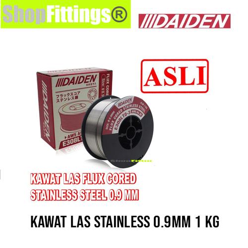 Jual Kawat Las MIG Stainless Gasless Flux Cored Wire E71T - GS 0.8 mm X 1KG - REDBO 0.8mm ...