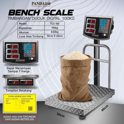 Jual Timbangan Digital 100kg Timbangan Duduk Bench Scale 100 kg ...