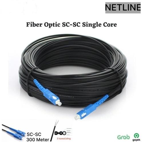 Jual Kabel FO Fiber Optic SC-SC Single Core 300 Meter NETLINE - Kota ...