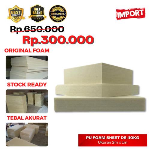 Jual Polyurethane foam sheet / rigid foam sheet peredam suara Uk 2m x ...