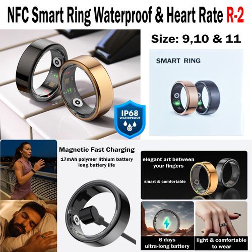 Jual Ring Cincin Smart Ring Grade Steel Shell Health Monitoring ...