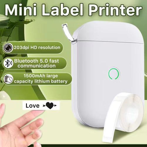 Promo BEEPRT Thermal mini Label Maker Sticker Printer D11pro tag ...