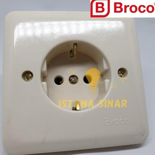 Jual Broco Stop Kontak Arde Stop Kontak Broco 5511U Stop Arde IB Cream ...