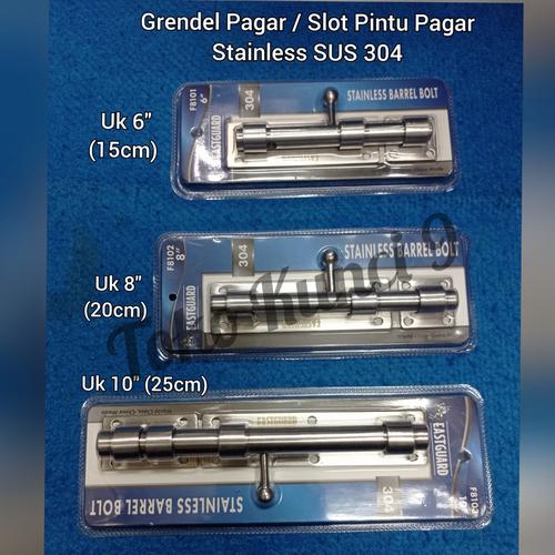 Jual grendel gudang stainless SUS 304 6 inch / Grendel pintu pagar 8 ...