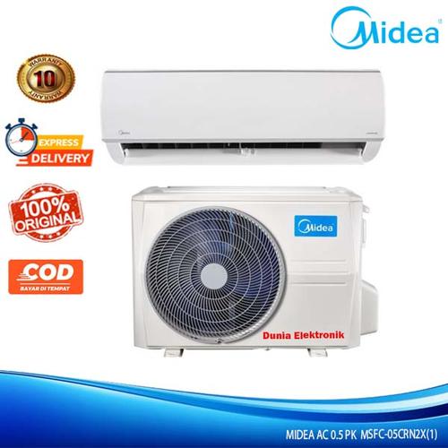Jual MIDEA AC Split 1/2 PK MSFV-05CRN2X ExtremeDura Super Cool Gold Fin ...