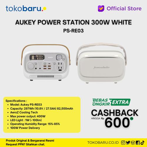 Promo Aukey PowerStudio 300 297Wh Power Station Portable Power Supply - PS-RE03 - Aukey Only ...