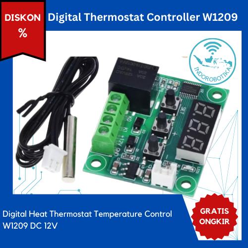 Jual Digital Thermostat Controller W1209 Relay 1CH untuk mengukur suhu ...