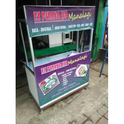 Jual etalase , gerobak alumunium, gerobak serbaguna, meja dagangan ...