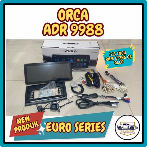 Jual Head Unit Android 12.3 inch Orca ADR 9988 Euro Series QLED 2K HD ...