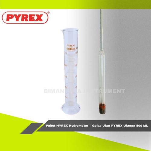 Jual Paket HyRex 2 - Hydrometer Biasa 0.800 - 0.900 + Gelas Ukur Pyrex ...