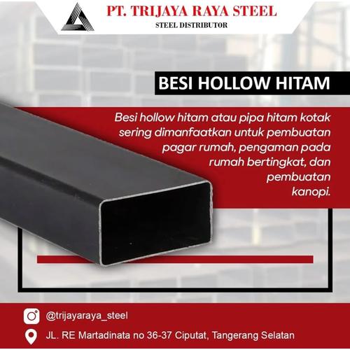 Jual Besi Hollow Hitam 20x40x6 Meter / holo 20x40 - 1.0MM - Kota ...