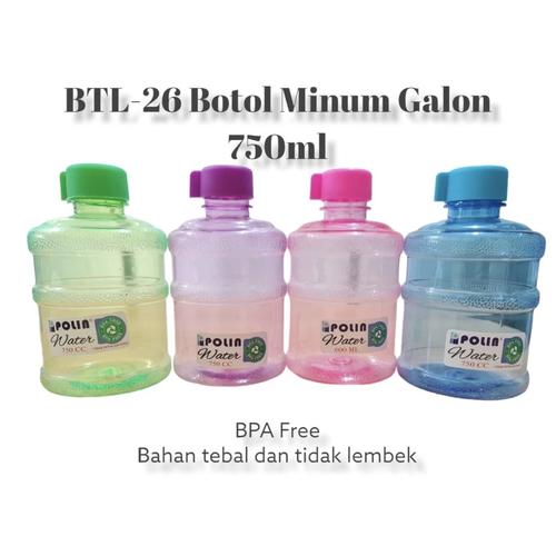 Jual botol minum galon 750ml/botol minum galon/botol minum BPA FREE ...