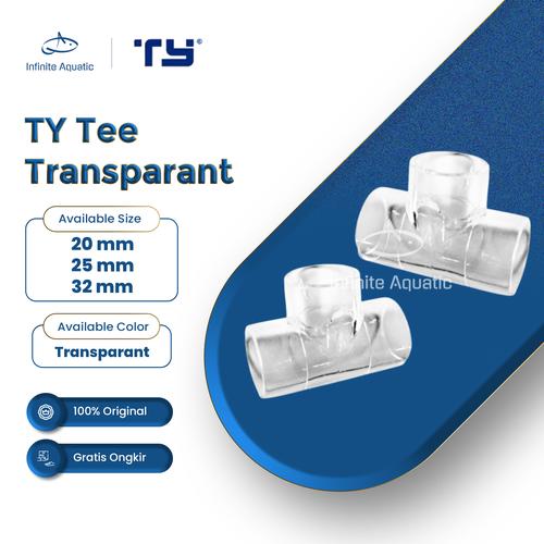 Jual TY Tee Transparent / T Pipa Pipe U – PVC by 3 Pawns - Kota Medan ...