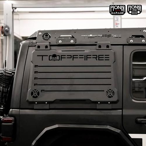 Promo Car Rear WIndow Armor Jeep Wrangler JL 2018+ Steel Alumunium High ...