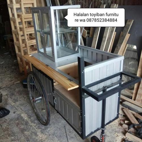 Jual gerobak cimol gerobak bakso gerobak keliling gerobak serabi ...