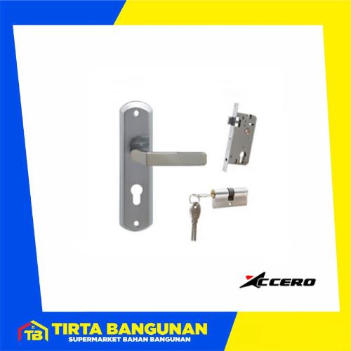 Jual ACCERO EVOMAB HANDLE SET 06126 SN/CP GAGANG PINTU SET MEDIUM ...