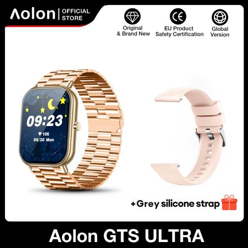 Promo Aolon GTS Ultra Smartwatch pria Bluetooth call/Heart rate ...