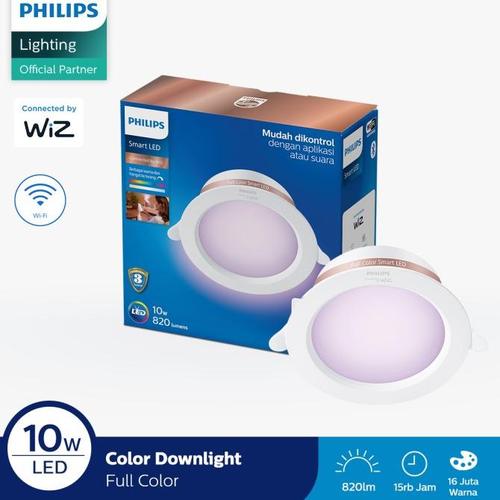 Jual Philips Smart WiFi Downlight 10W Tunable White and Color - Kota ...