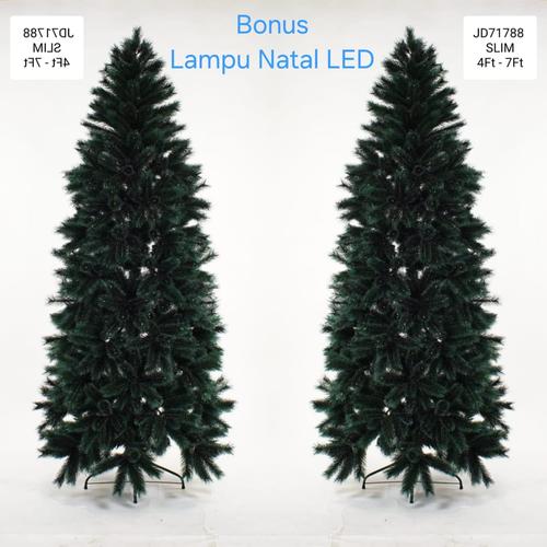 Promo POHON NATAL SLIM MURAH/SALE CHRISTMAS TREE UKURAN 4FT (120 CM ...