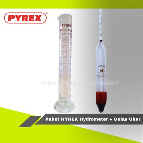 Jual Paket HyRex 1- Hydrometer ASTM 0.800 - 0.850 + Gelas Ukur Pyrex ...