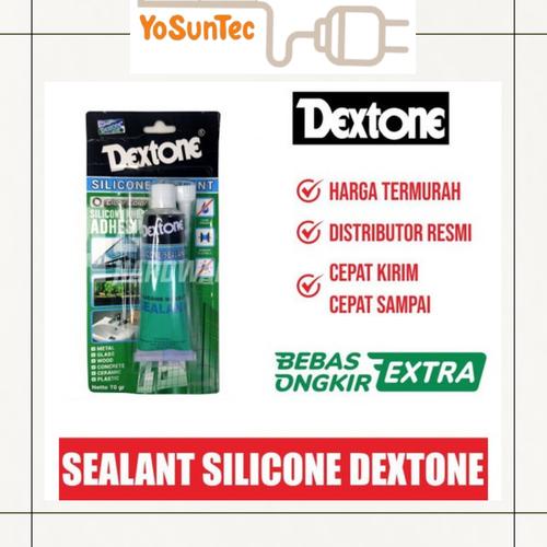 Jual LEM DEXTONE SILICONE SEALENT KECIL BESAR RUBBER SEALENT KACA ...
