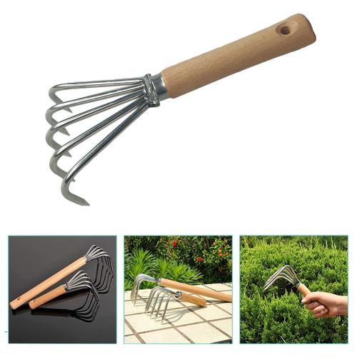 Jual Garpu Garukan Tanah Berkebun Cangkul Garu Gardening Rake Stainless ...