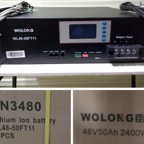 Jual Lithium Lifepo4 Battery Wolong 48V 50Ah With LCD Smart Control ...