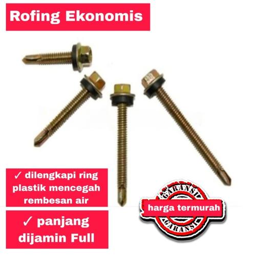 Jual Baut Atap Rumah Seng Metal Roofing Ekonomis Baut Zincalume Plus ...