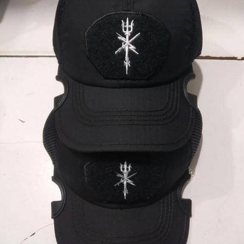Jual Topi Cowak motif kain jaring logo Trisula Terbaru -GSt - Jakarta ...