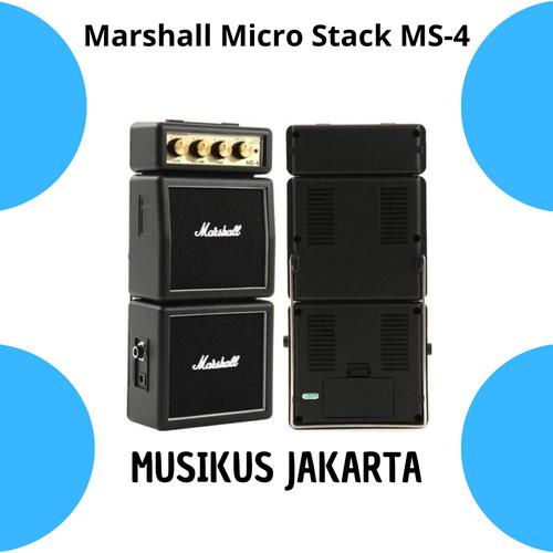 Jual Ampli Marshall MS-4 / Ampli Marshall Micro Stack MS-4 / Ampli Mini Marshall MS-4 / Marshall ...