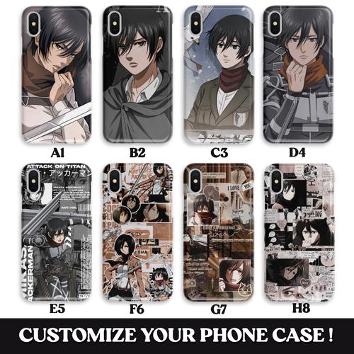 Jual Case Hp Softcase Hardcase Mikasa Ackerman + Bisa Pakai Gambar ...