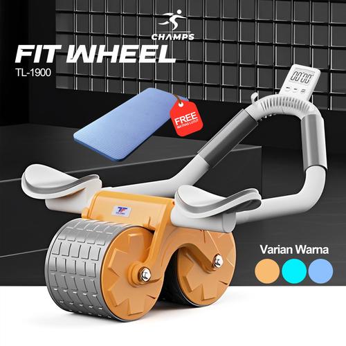 Jual CHAMPS Fit Wheel 2 in 1 Rebound Abdominal Roda Abs Latihan Plank ...