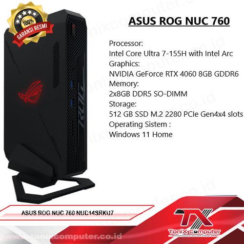 Promo ASUS ROG NUC 760 NUC14SRKU7 - Ultra 7 155H/16GB/512GB SSD/RTX ...