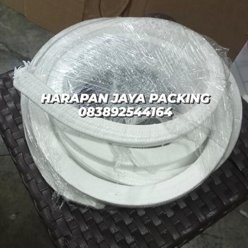 Jual gland packing pure teflon ptfe 3/4" x 1mtr gland packing ptfe 20mm ...