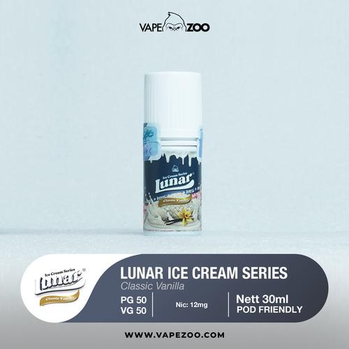 Jual LIQUID LUNAR ICE CREAM SERIES VANILLA 30 ML PODS FRIENDLY - 12mg ...