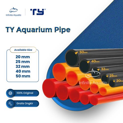 Jual TY Aquarium Pipe pipa U – PVC by 3 Pawns Pipa Aquarium - Grey, 25 ...