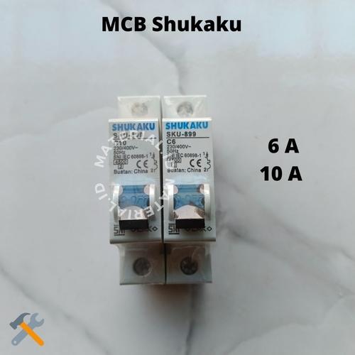 Jual MCB Shukaku 6 Atau 10 Ampere Amper ampeer Murah Sekring Sekreng ...