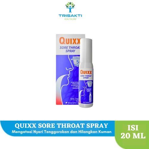 Promo Quixx Sore Throat Spray Adult 30 ml - Obat Semprot Untuk ...